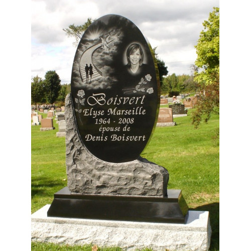 Custom oval · Prestige 9 · Memorial Headstone