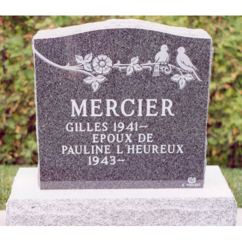 Finches · V-151 · Memorial Headstone